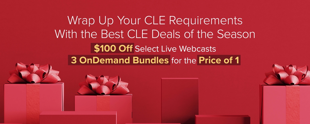 High-Quality, Ohio-Specific Continuing Legal Education (CLE)